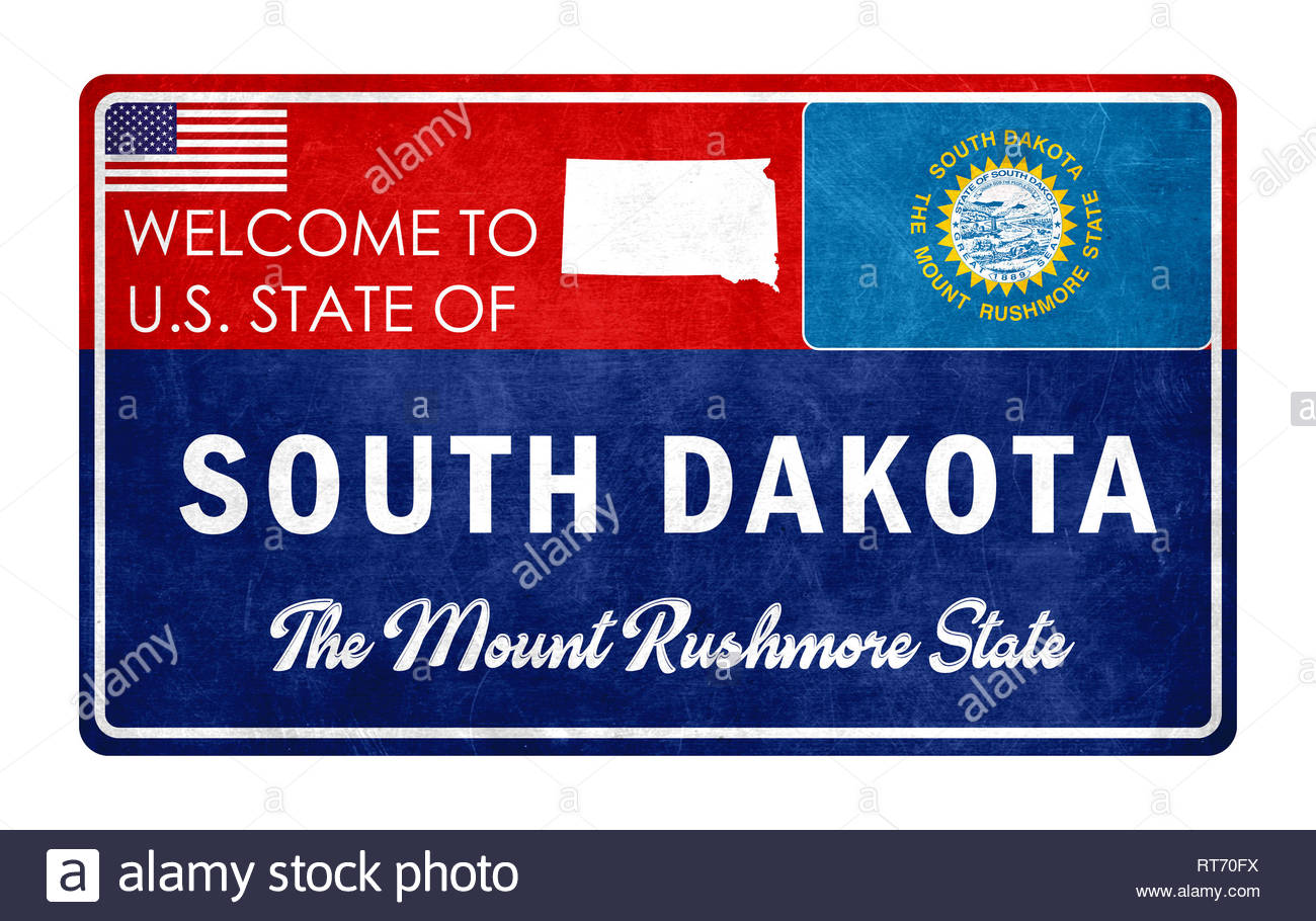 South Dakota State Map Stock Photos & South Dakota State Map Stock ...
