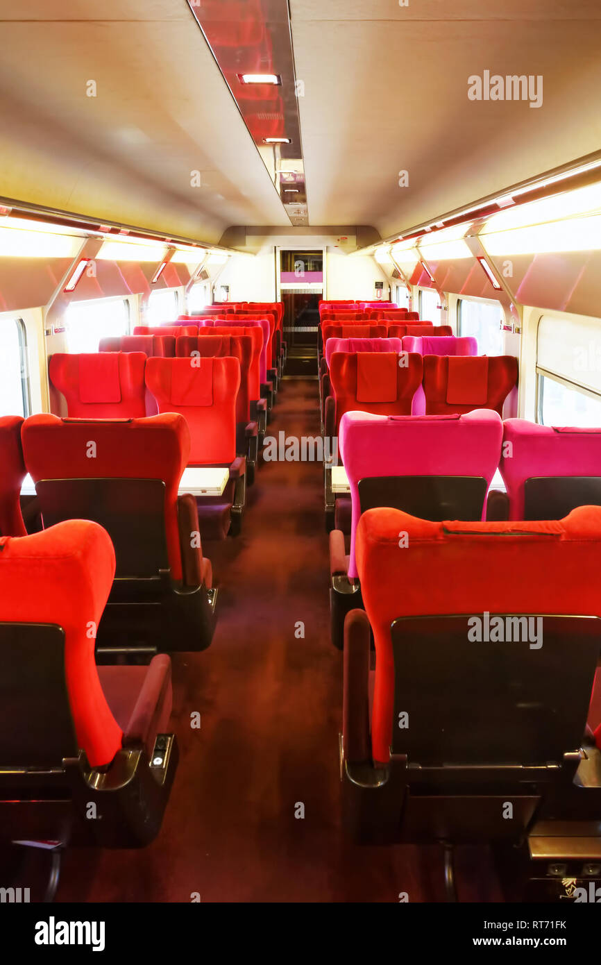 The paris metro train seat hi-res stock photography and images - Alamy