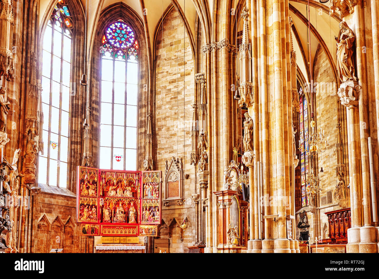 Saint stephens basilica window hi-res stock photography and images - Alamy