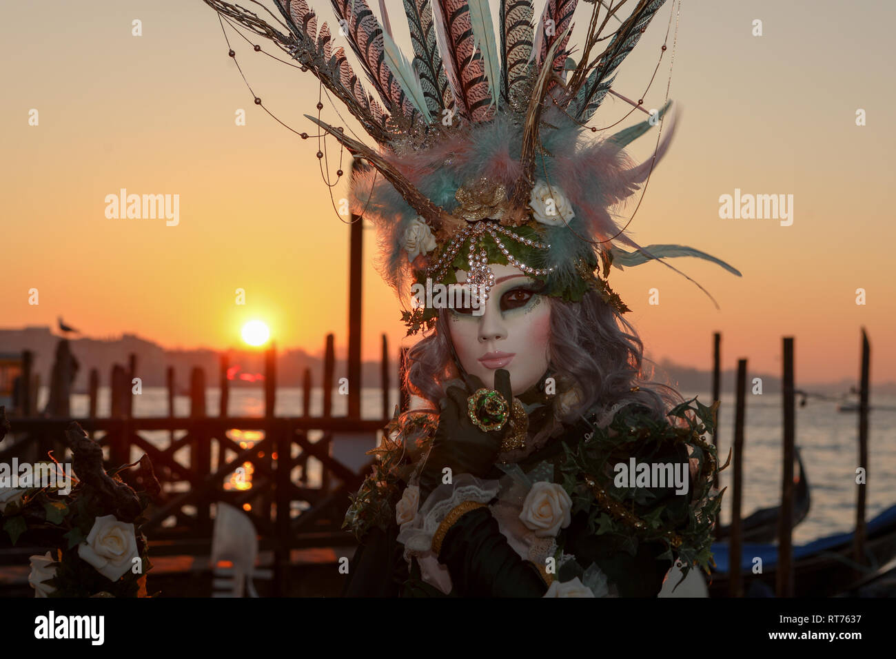 Venice, Italy. 28th Feb 2019. Beautiful morning in Venice during ...