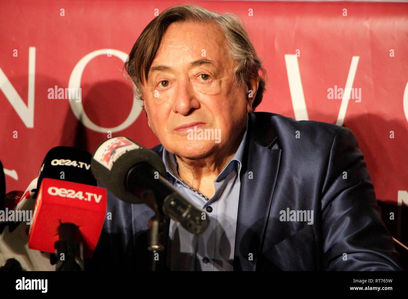 Richard Lugner at the press conference with the opera ball guest 2019 ...