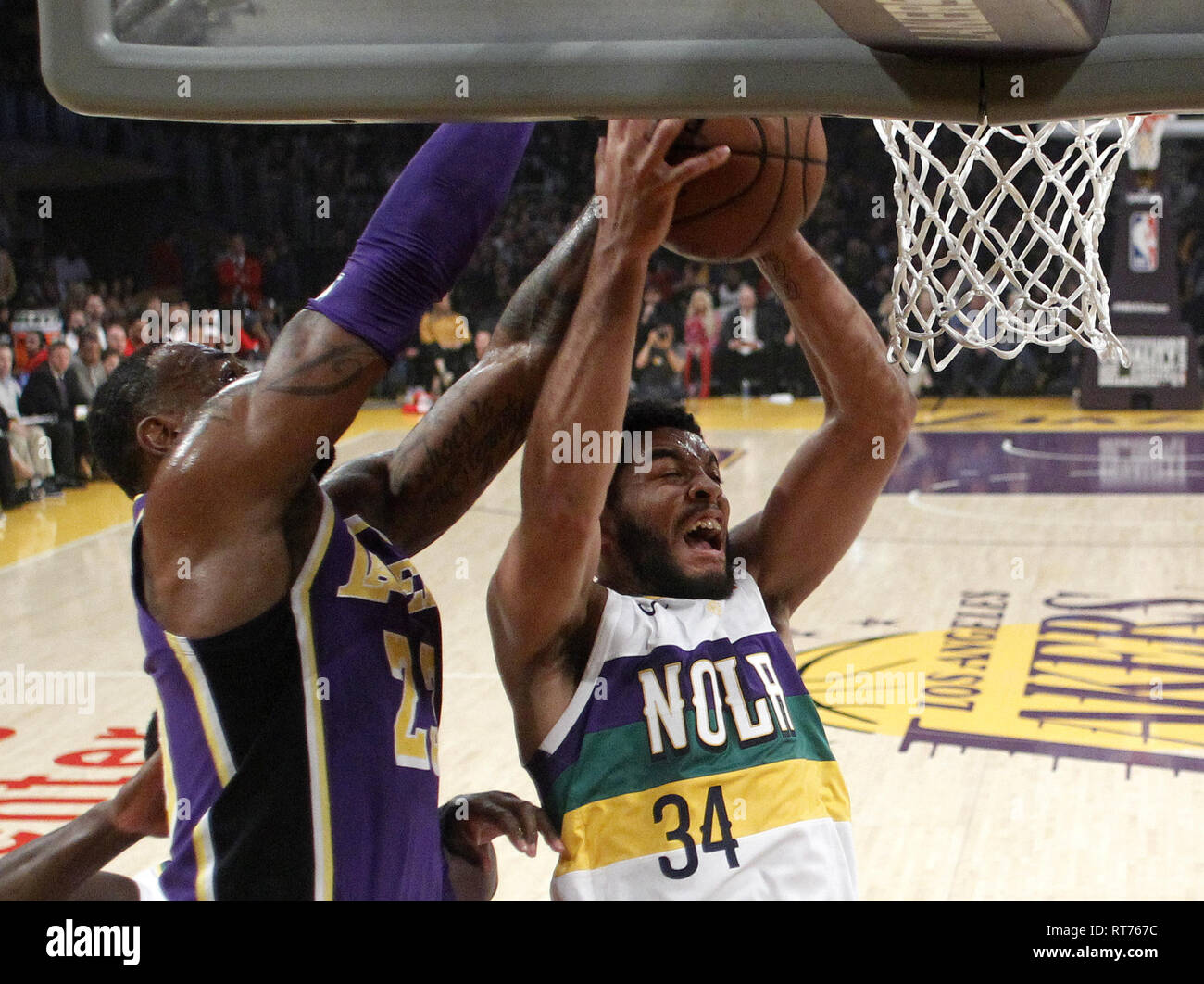 Basketball rebound lebron hi-res stock photography and images - Alamy