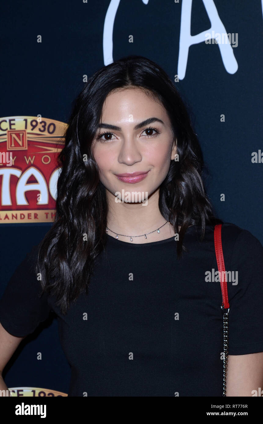 HOLLYWOOD, CALIFORNIA - FEBRUARY 27: Natalee Linez at the Los Angeles ...