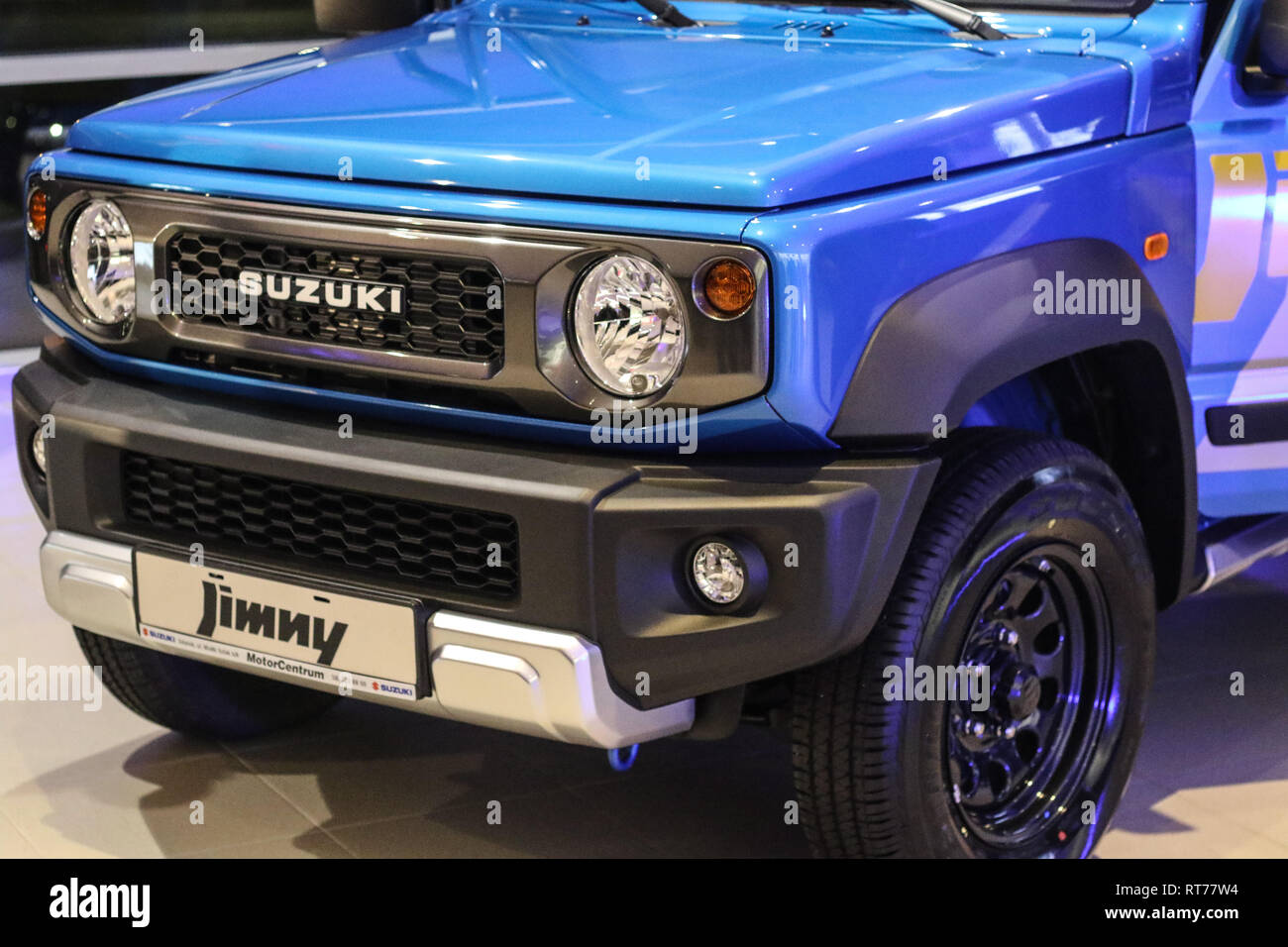 Gdansk, Poland Feb. 27th, 2019 New model of the Suzuki Jimny car ...