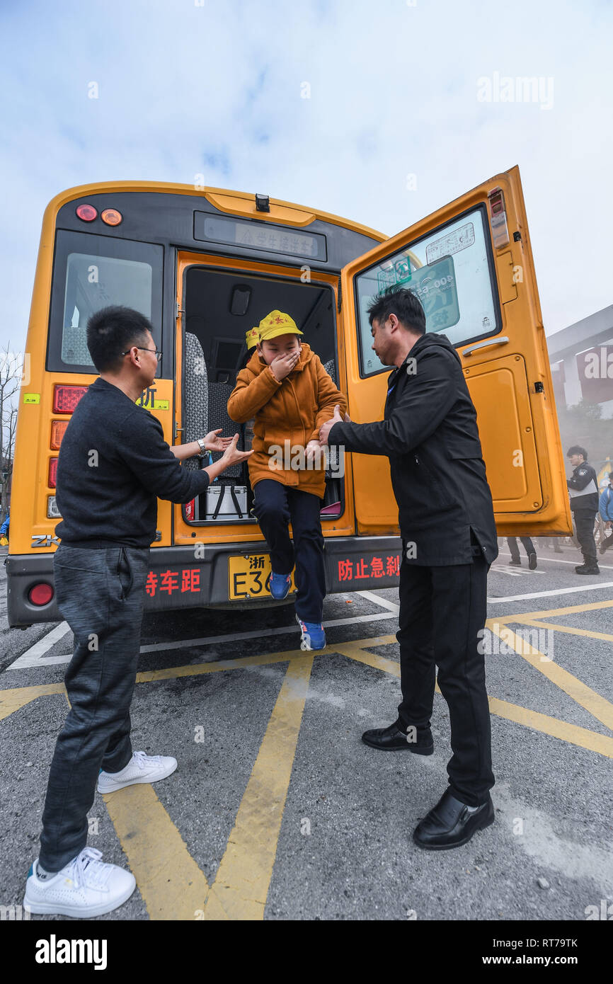 Emergency evacuation bus hi-res stock photography and images - Alamy