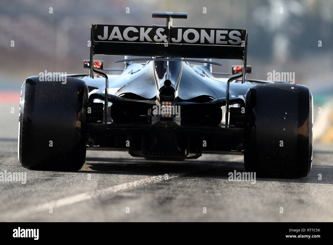 Barcelona, Spain. 28th February, 2019. #20 Kevin Magnussen, Haas F1 ...