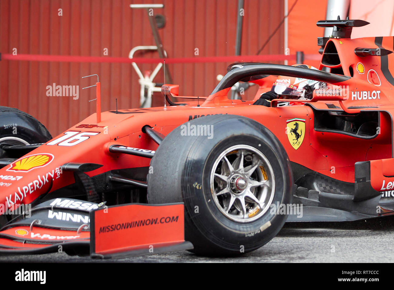 The ferrari sf90 of charles leclerc hi-res stock photography and images ...
