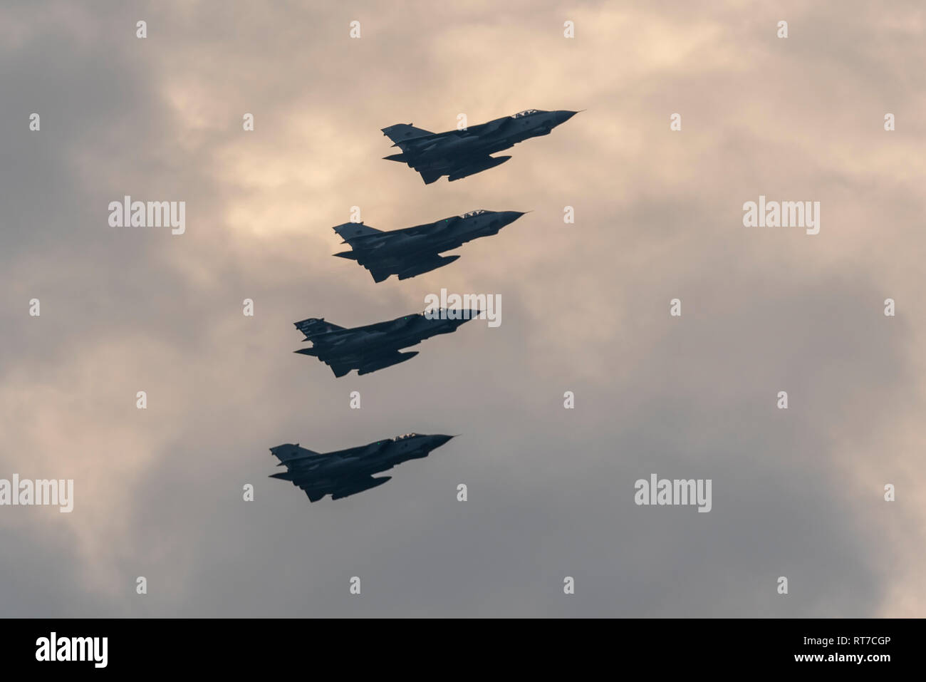 The Royal Air Force is saying farewell to the Panavia Tornado, of which ...