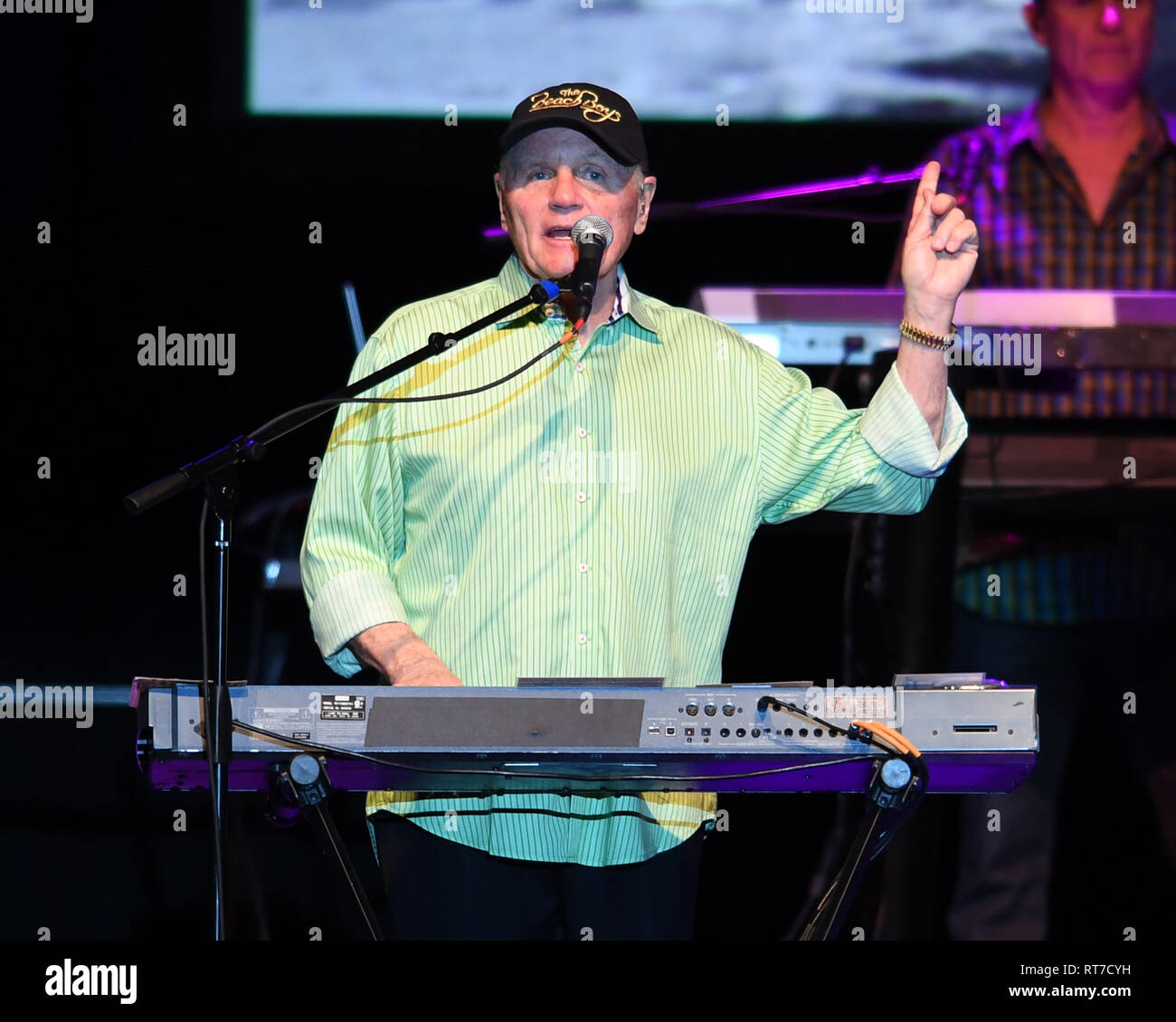 Bruce Johnston of The Beach Boys performs at the Hard Rock Events ...