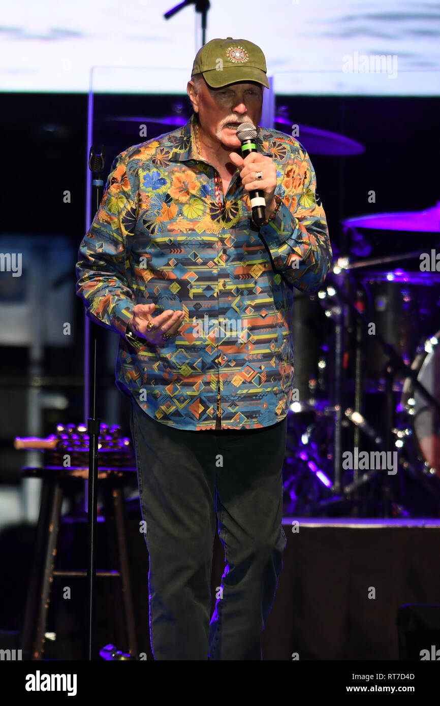 Mike Love of The Beach Boys performs at the Hard Rock Events Center ...