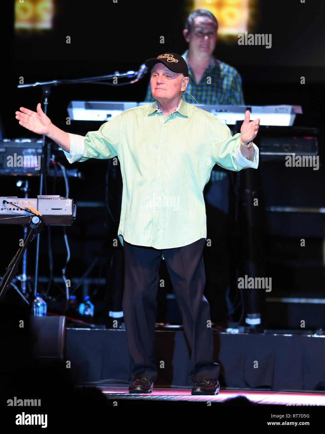 Bruce Johnston of The Beach Boys performs at the Hard Rock Events ...