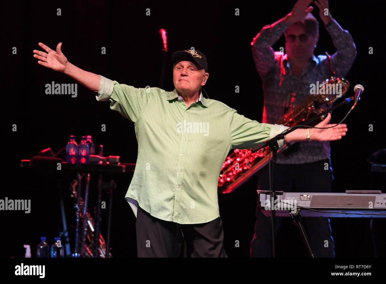 Bruce Johnston of The Beach Boys performs at the Hard Rock Events ...