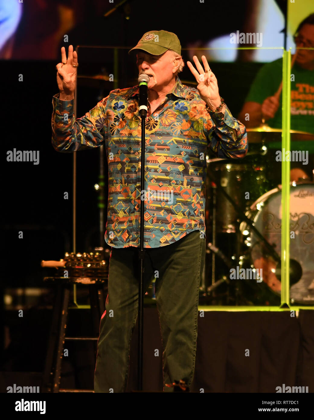 Mike Love of The Beach Boys performs at the Hard Rock Events Center ...