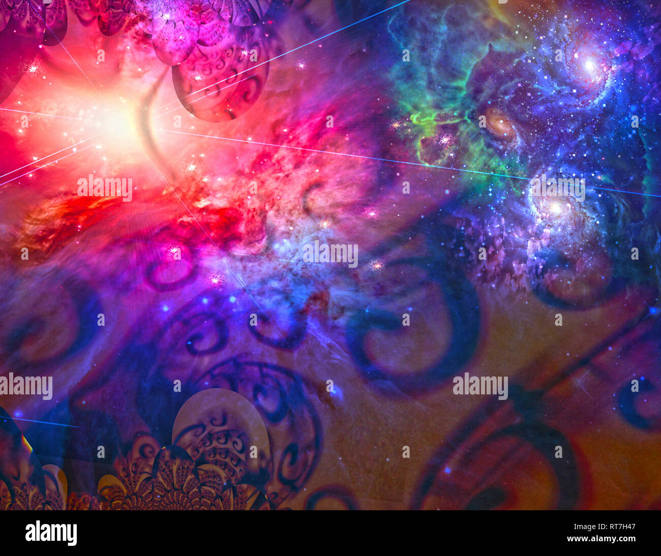 Space Abstract Composition Stock Photo - Alamy
