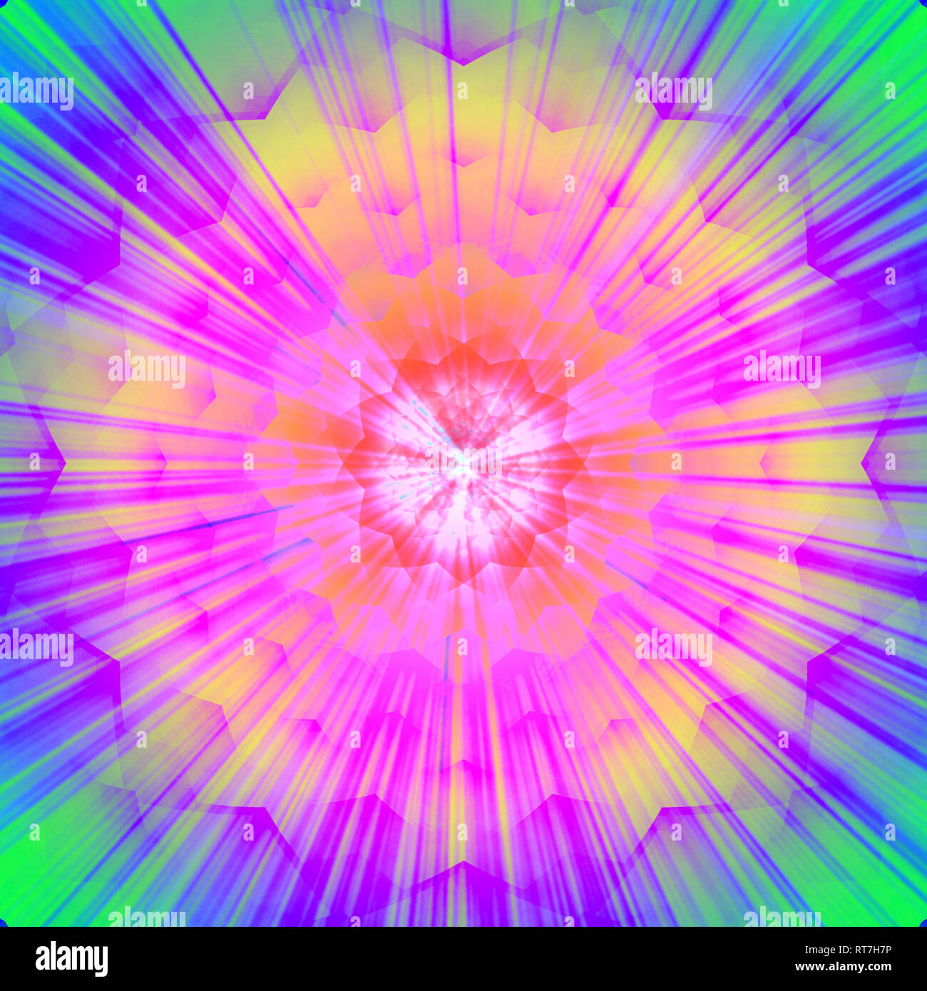 Colorful abstract rays of light Stock Photo - Alamy