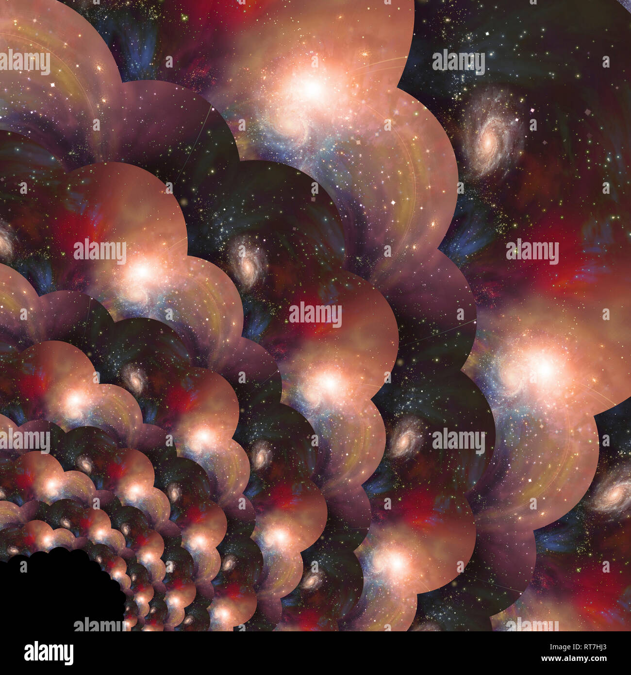 Multi Layered space Stock Photo - Alamy