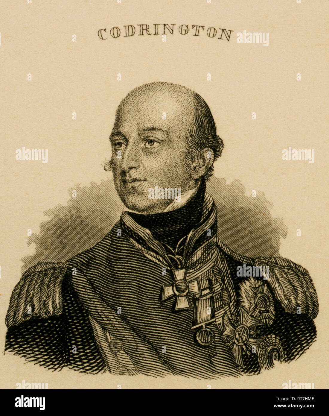 Codrington admiral hi-res stock photography and images - Alamy