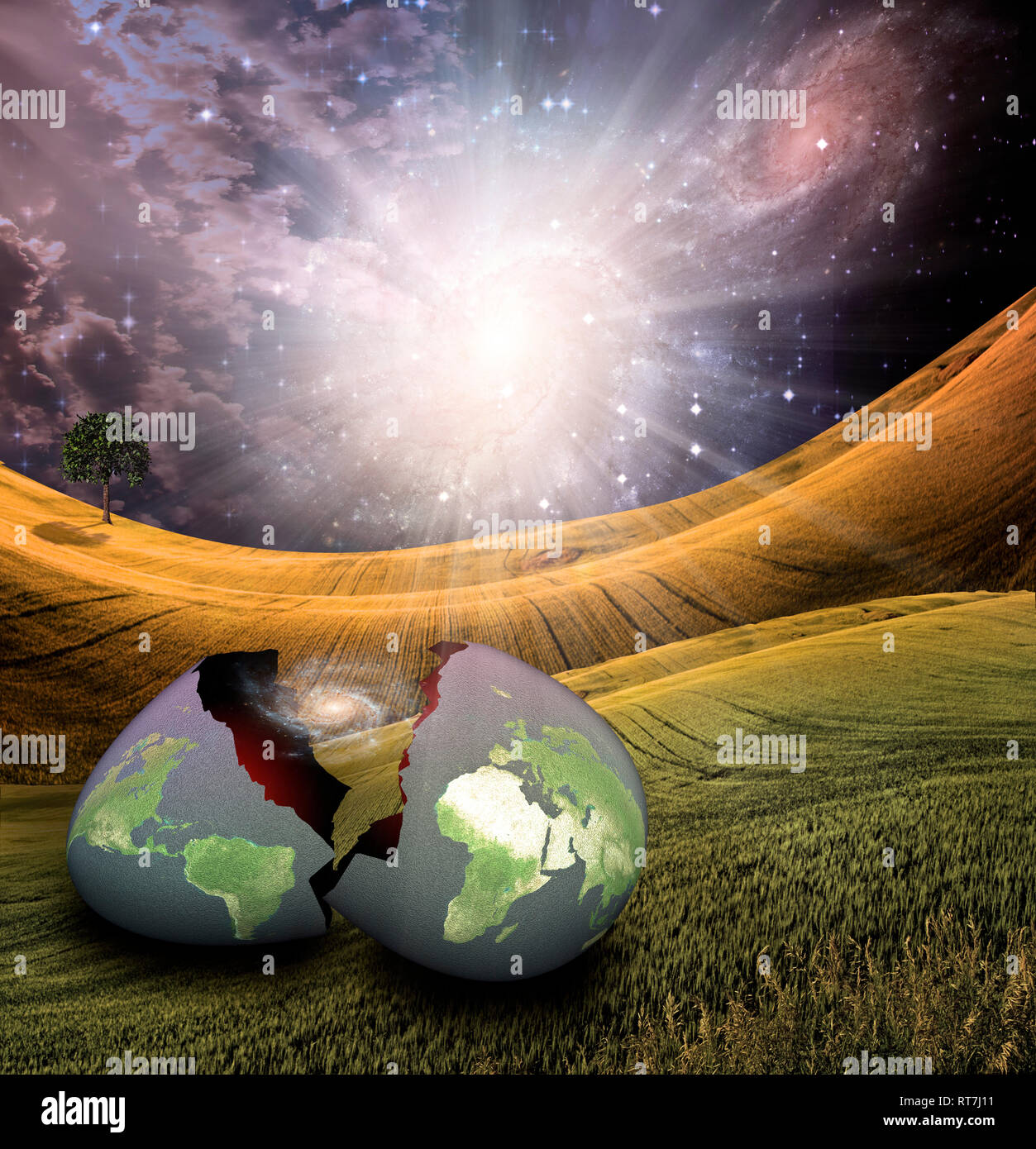 Earth egg hi-res stock photography and images - Alamy