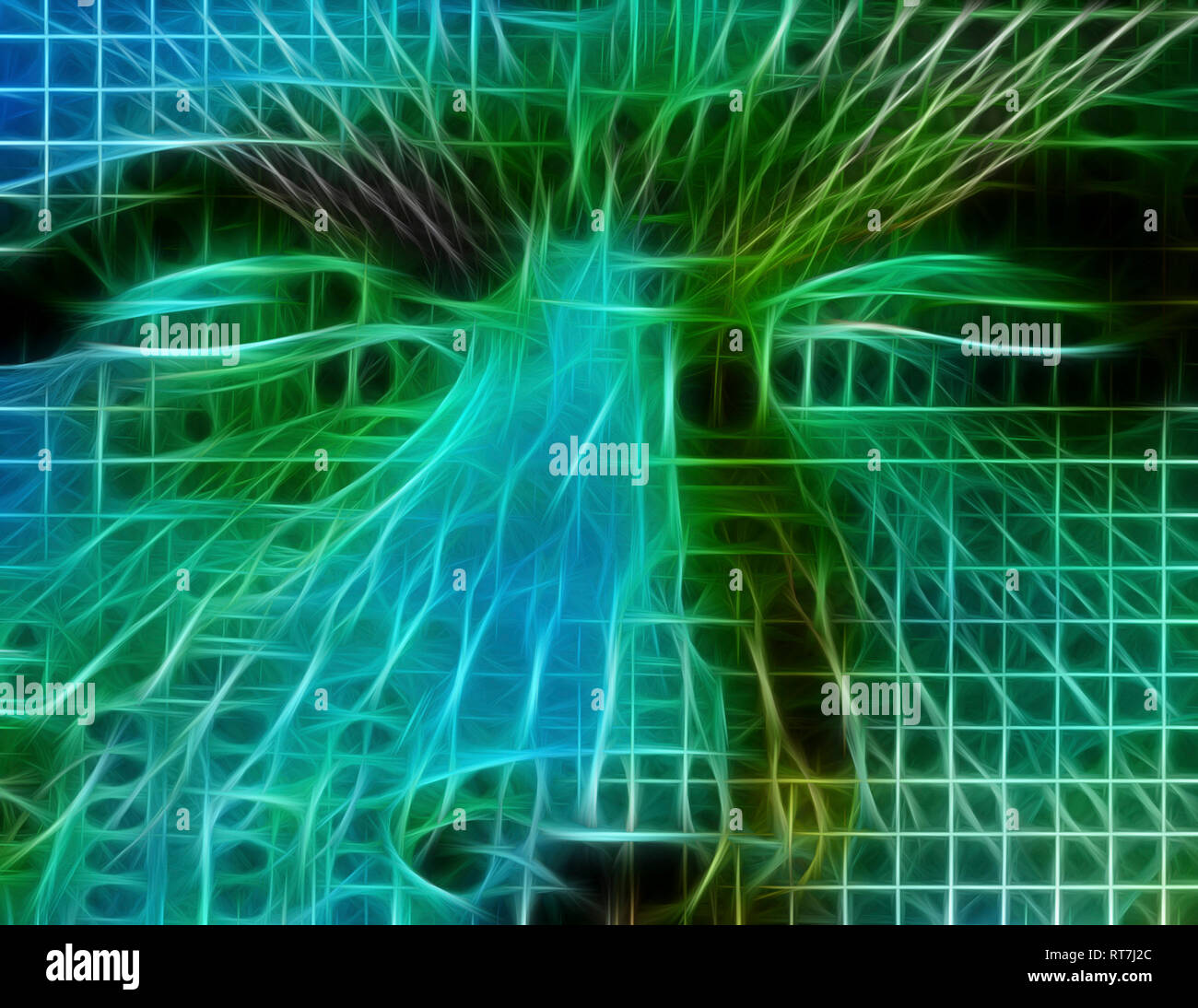 Mind Technology. Matrix Stock Photo - Alamy