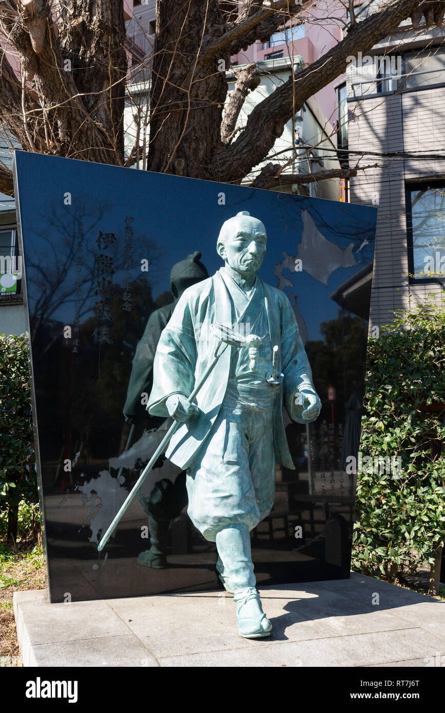 Statue of Tadataka Ino ( 1745 - 1818 ) ,Japanese surveyor and ...
