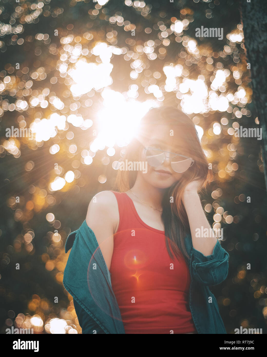 Beautiful blonde woman models hi-res stock photography and images - Alamy