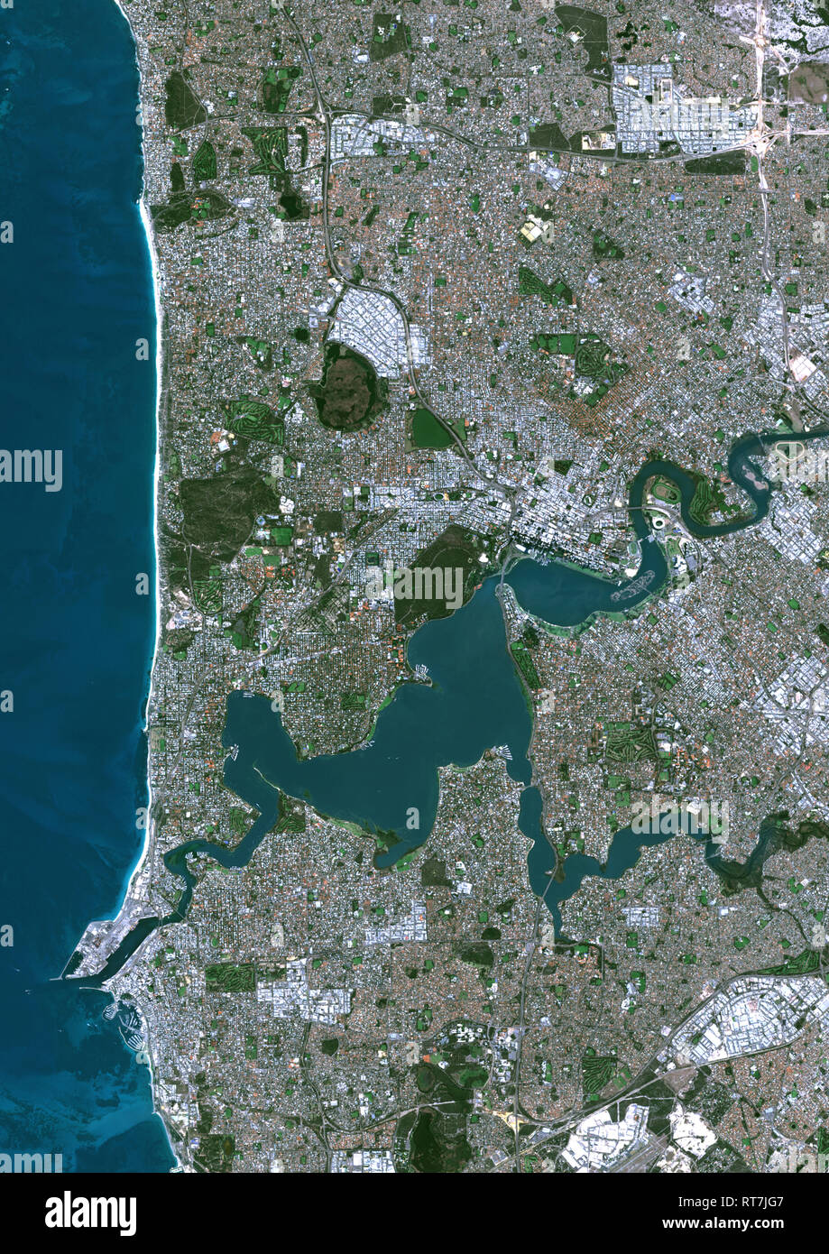 Perth aerial hi-res stock photography and images - Alamy