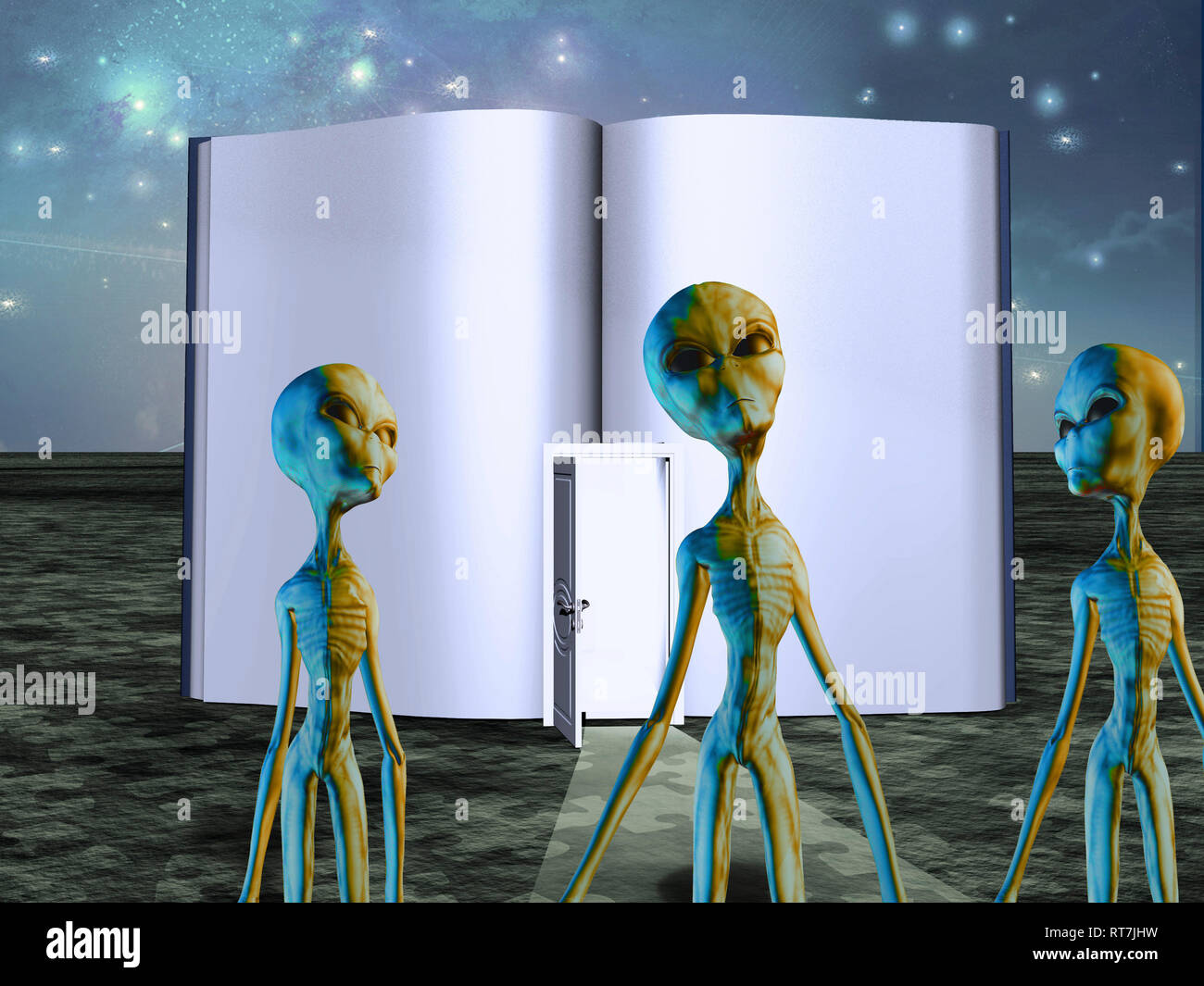 Science fiction character storybook hi-res stock photography and images ...
