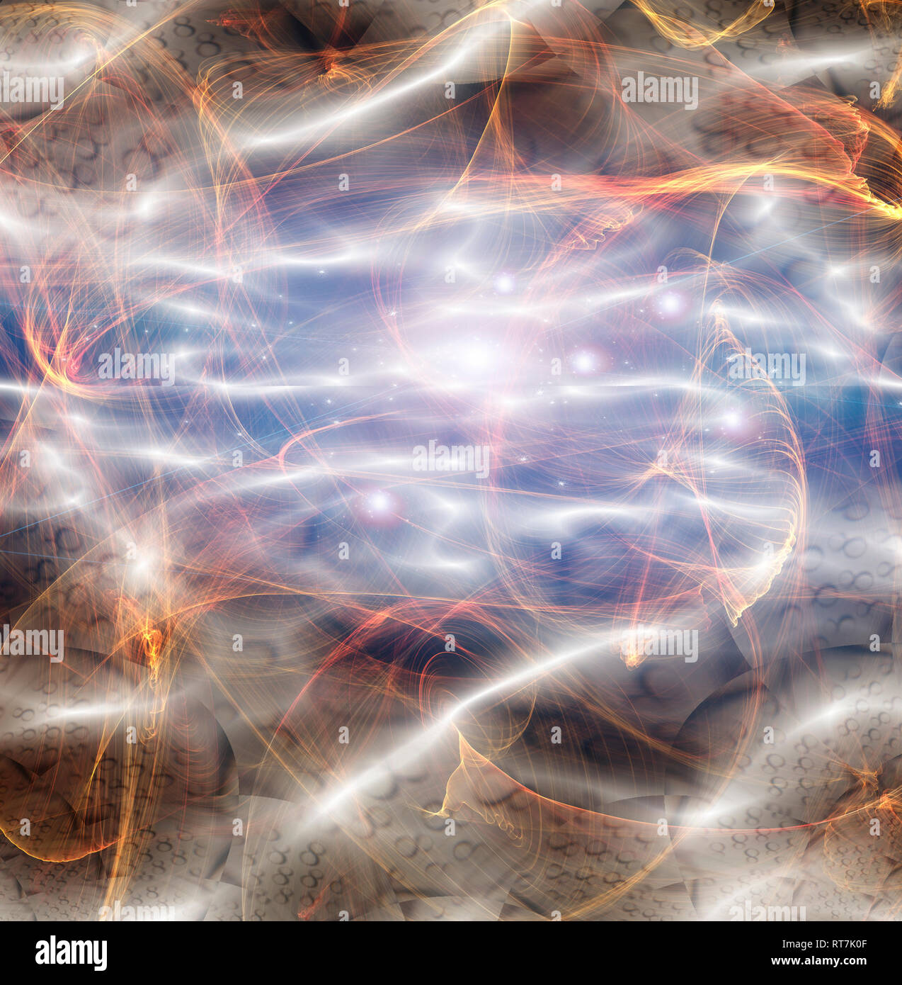 Beautiful Flowing Light Abstract Stock Photo - Alamy
