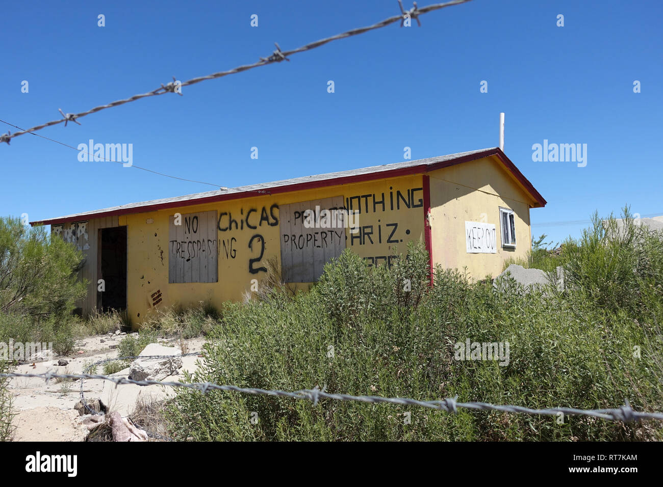 Nothing is an uninhabited ghost town in eastern Mohave County, Arizona ...
