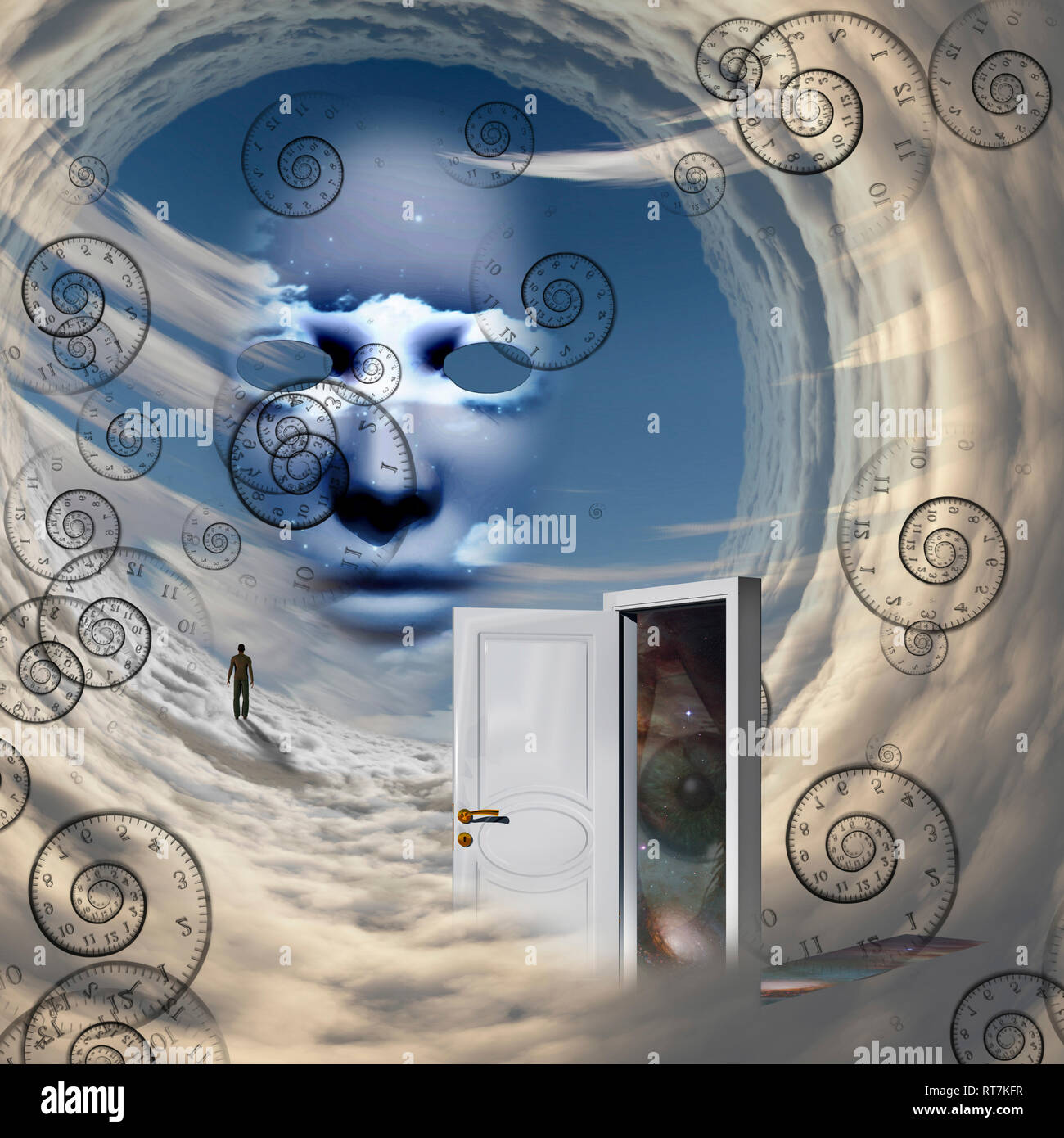 Clock face door hi-res stock photography and images - Alamy
