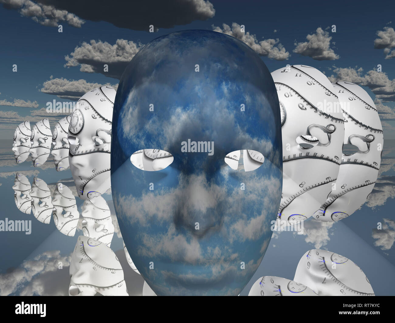 Surreal faces hi-res stock photography and images - Alamy