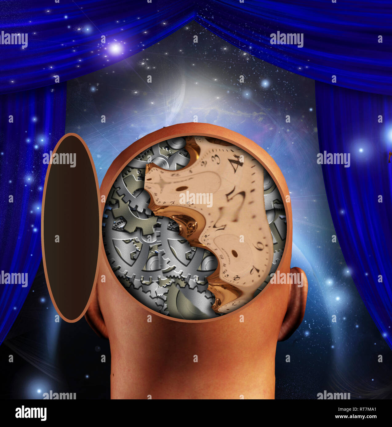 Clockwork brain hi-res stock photography and images - Alamy