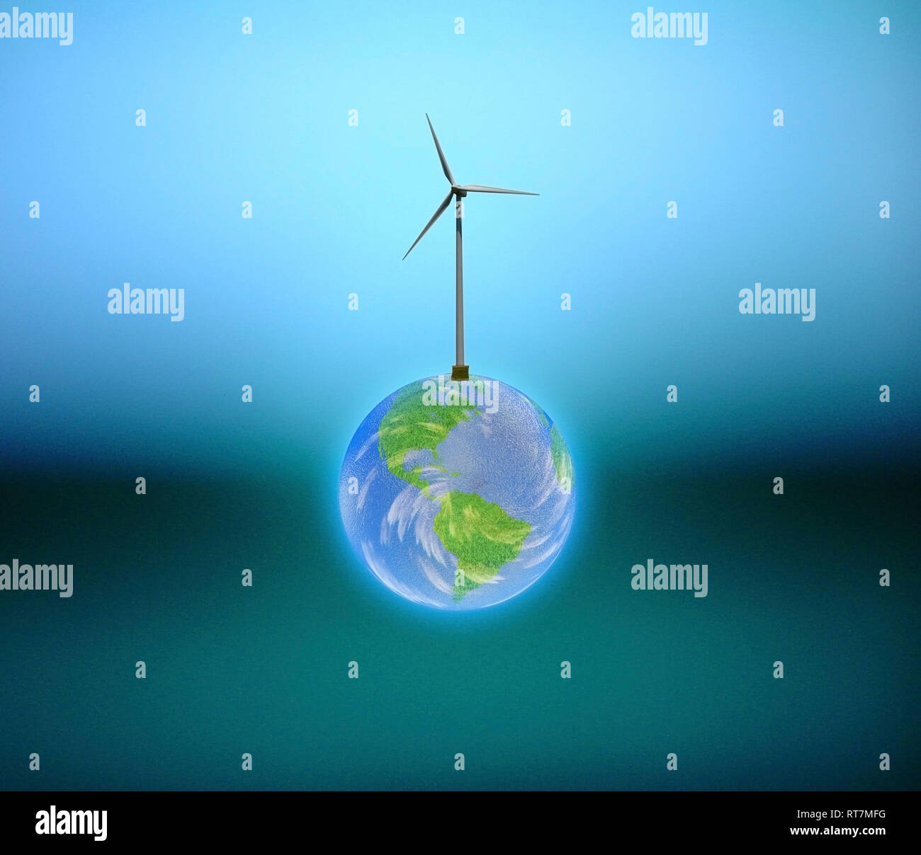 Global earth planet windpower hi-res stock photography and images - Alamy