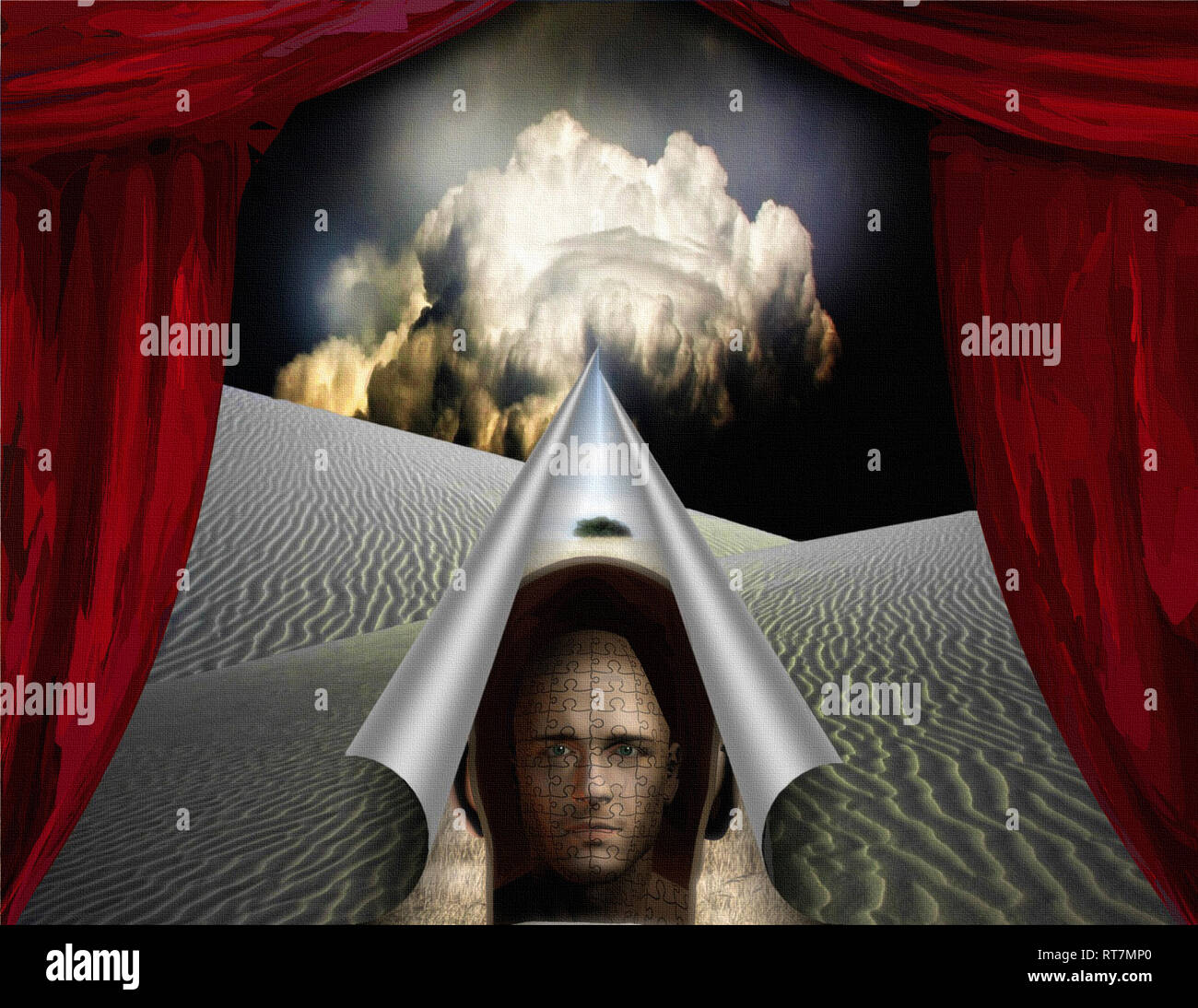 Head explosion space hi-res stock photography and images - Alamy