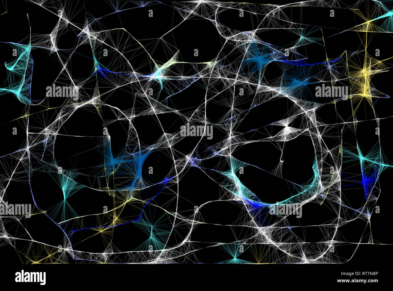 weblike structure symbolizing time space Stock Photo - Alamy