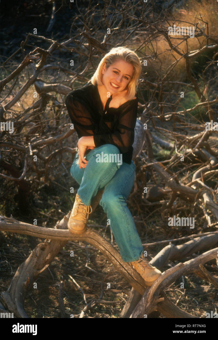 LOS ANGELES, CA - JANUARY 30: 9: (EXCLUSIVE) Actress Julene Renee poses ...