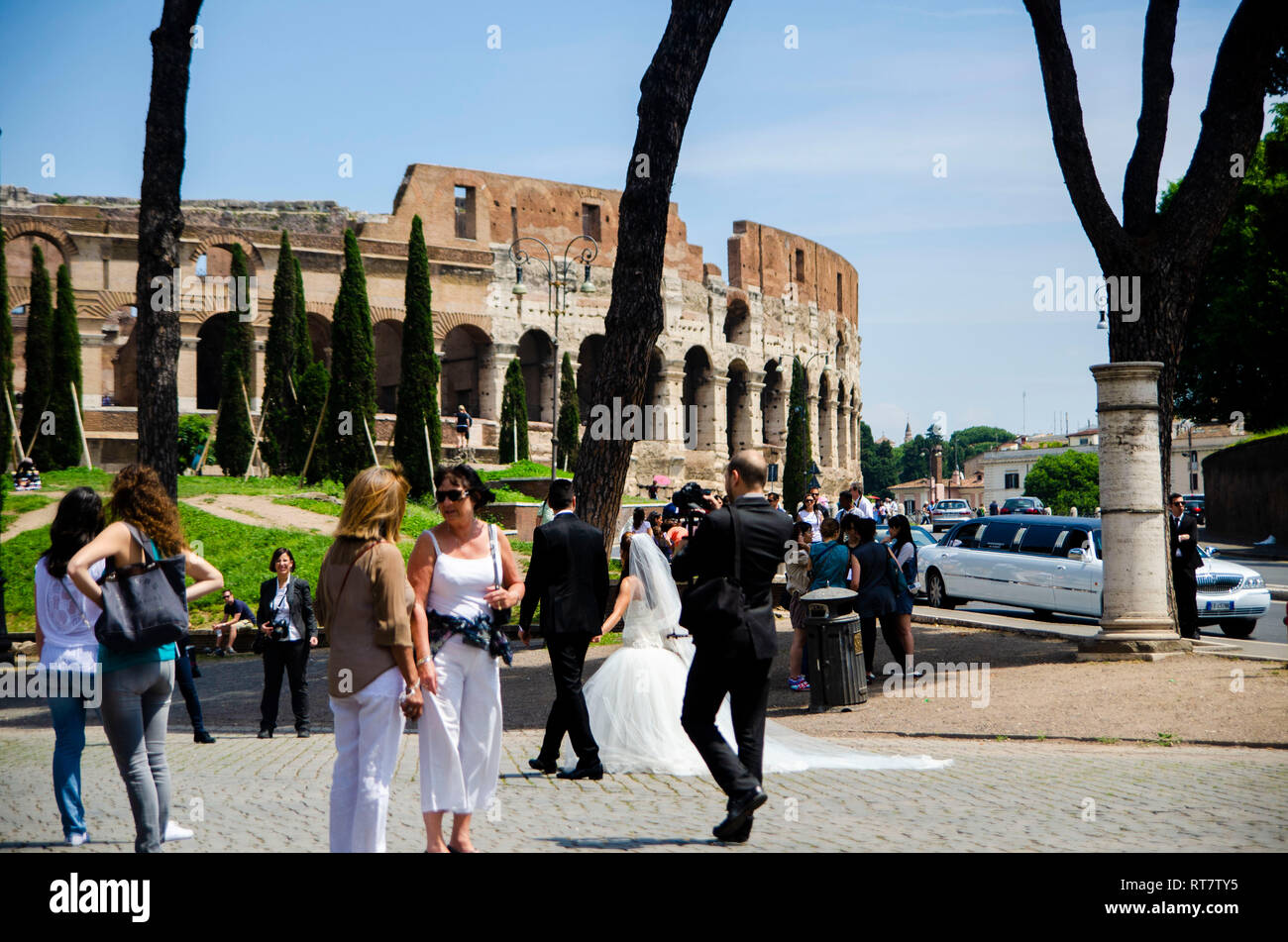 Tourist in Rome, Italy Stock Photo - Alamy