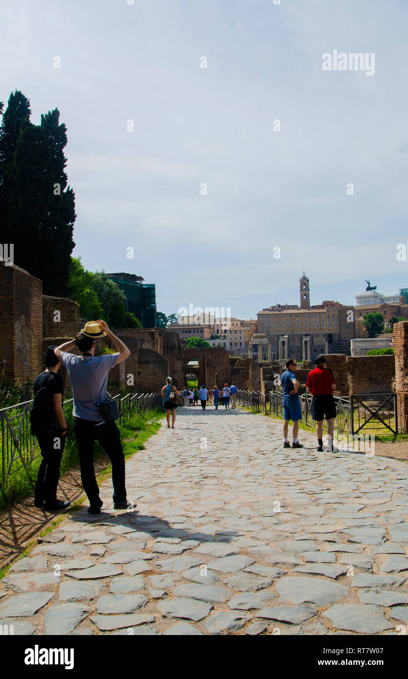 Tourist in Rome, Italy Stock Photo - Alamy