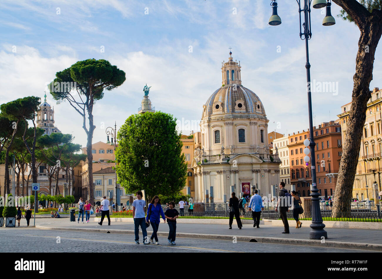 Tourist in Rome, Italy Stock Photo - Alamy