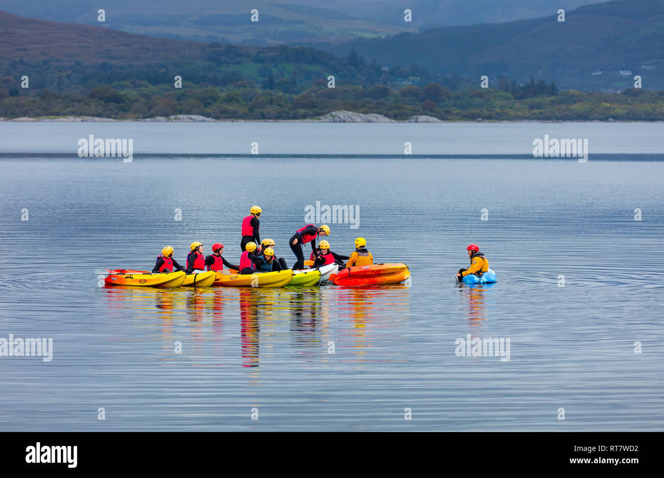 Kayaking, Kenmare Bay, Ring of Kerry, Iveragh Peninsula, County Kerry ...