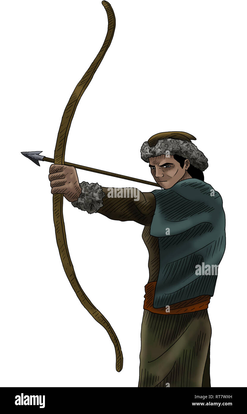 Turkish warrior with traditional armor and weapon Stock Photo - Alamy