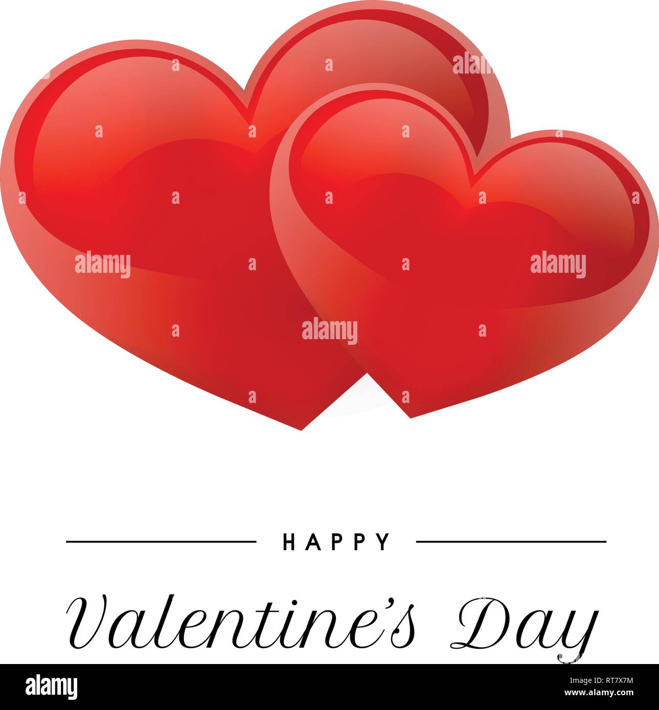 LOVE background decorated with hearts. Vector illustration Stock Vector ...
