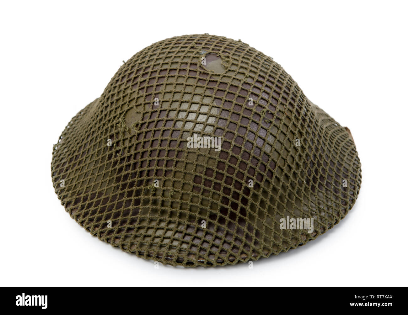 British battle helmet MkII on the white background Stock Photo - Alamy