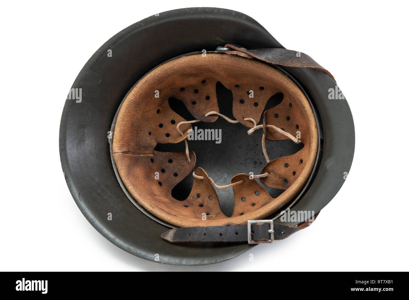 a German World War Two (Stahlhelm M1942) military helmet Stock Photo ...