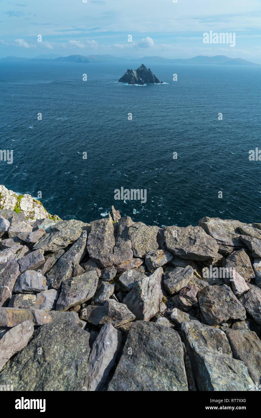 Little Skellig from Skellig Michael Monastery, Skellig Islands World ...