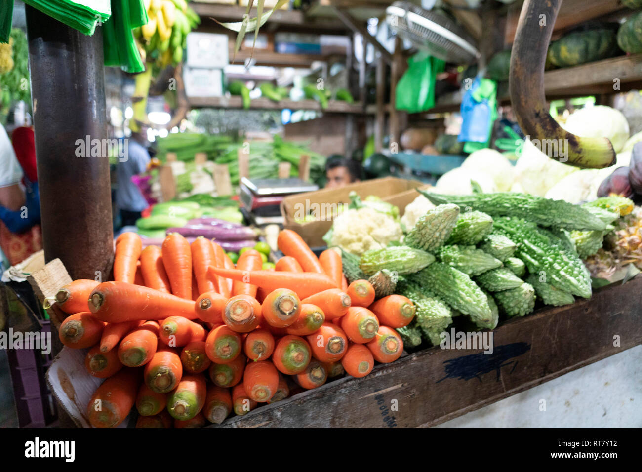 Male Maldives fruit and vegetables market detail Stock Photo - Alamy