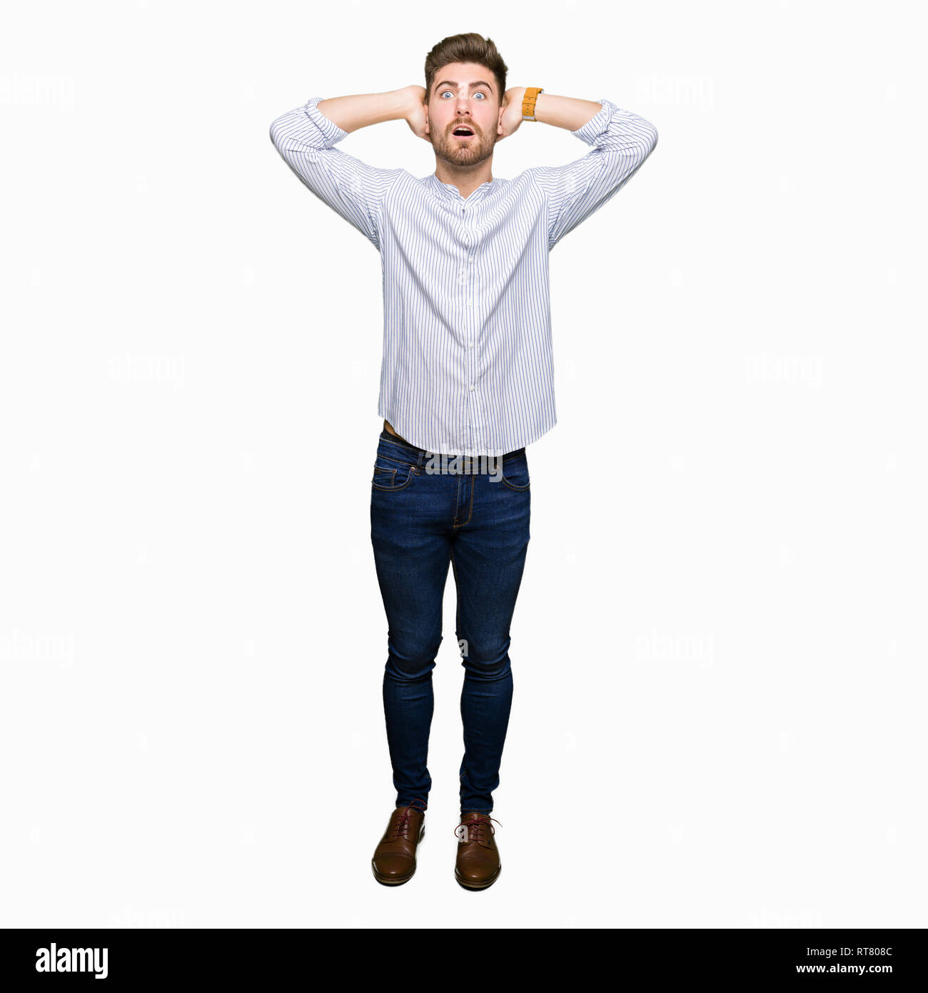 Shocked Person Full Body