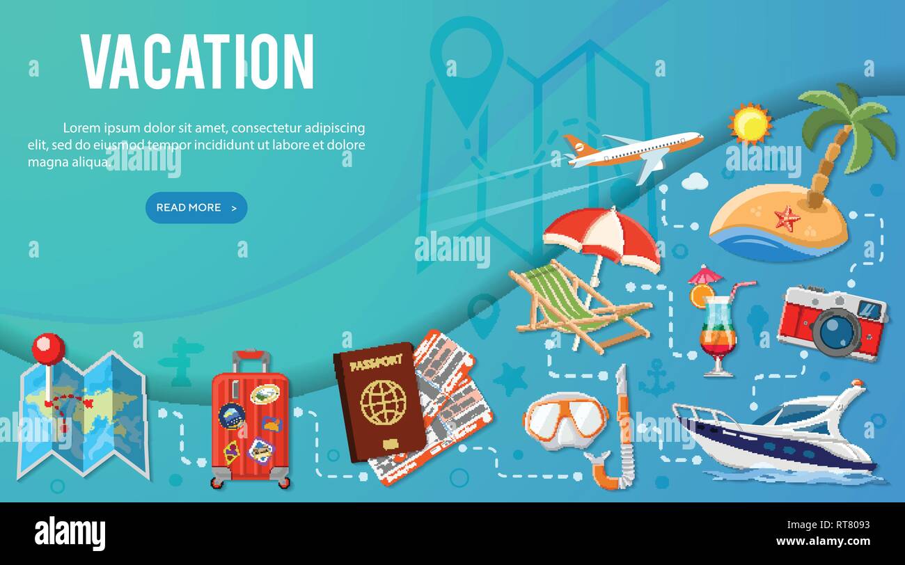 Tourism plan Stock Vector Images - Alamy