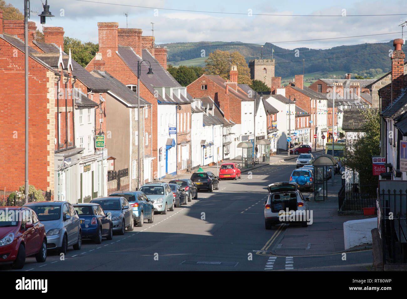 Welshpool high street hi-res stock photography and images - Alamy