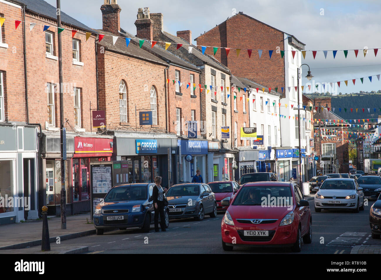 Welshpool high street hi-res stock photography and images - Alamy